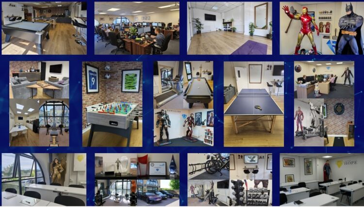 "We Have A Super-hero Themed Office"